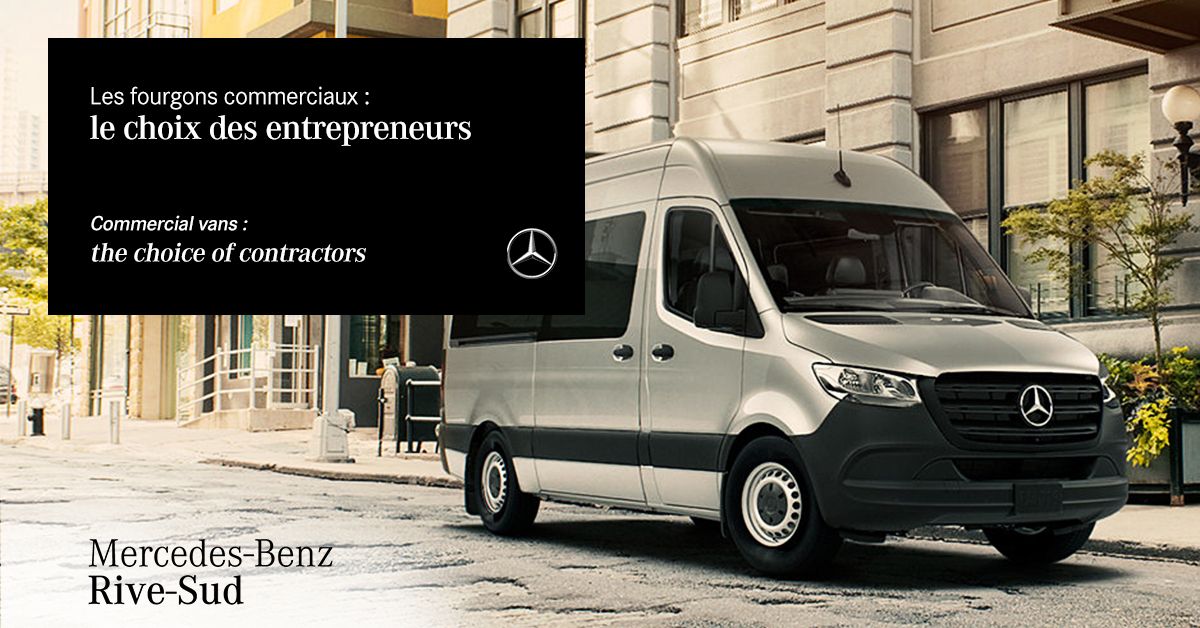 Les fourgons commerciaux : le choix des entrepreneurs! | Mercedes-Benz ...