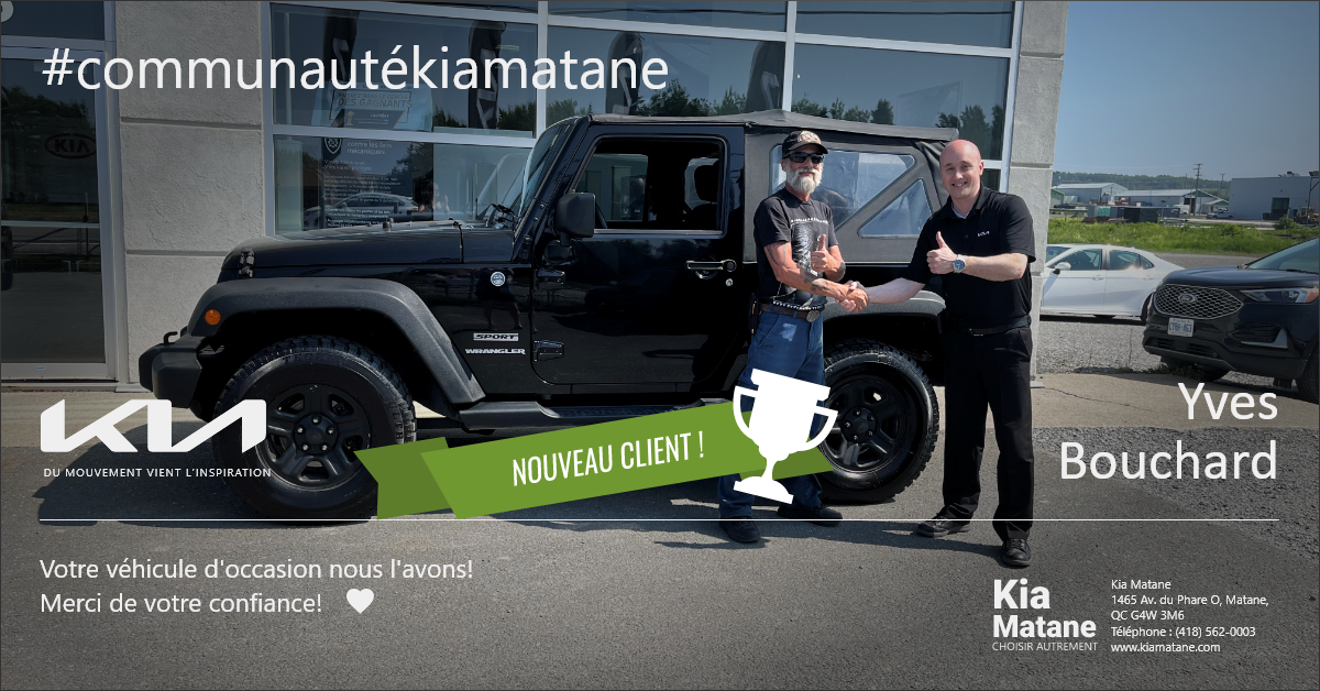 Kia Matane | Kia Matane, Choisir autrement! dit Communauté Occasion Kia Matane