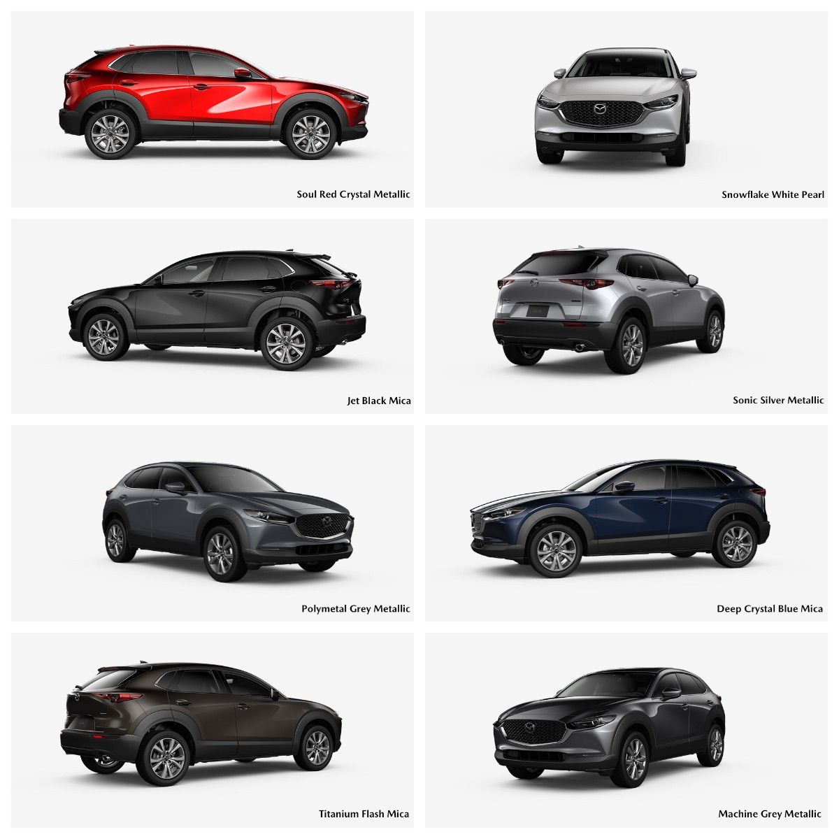 Centennial Mazda Here Are All The Colour Options For The 2020 Mazda CX 30