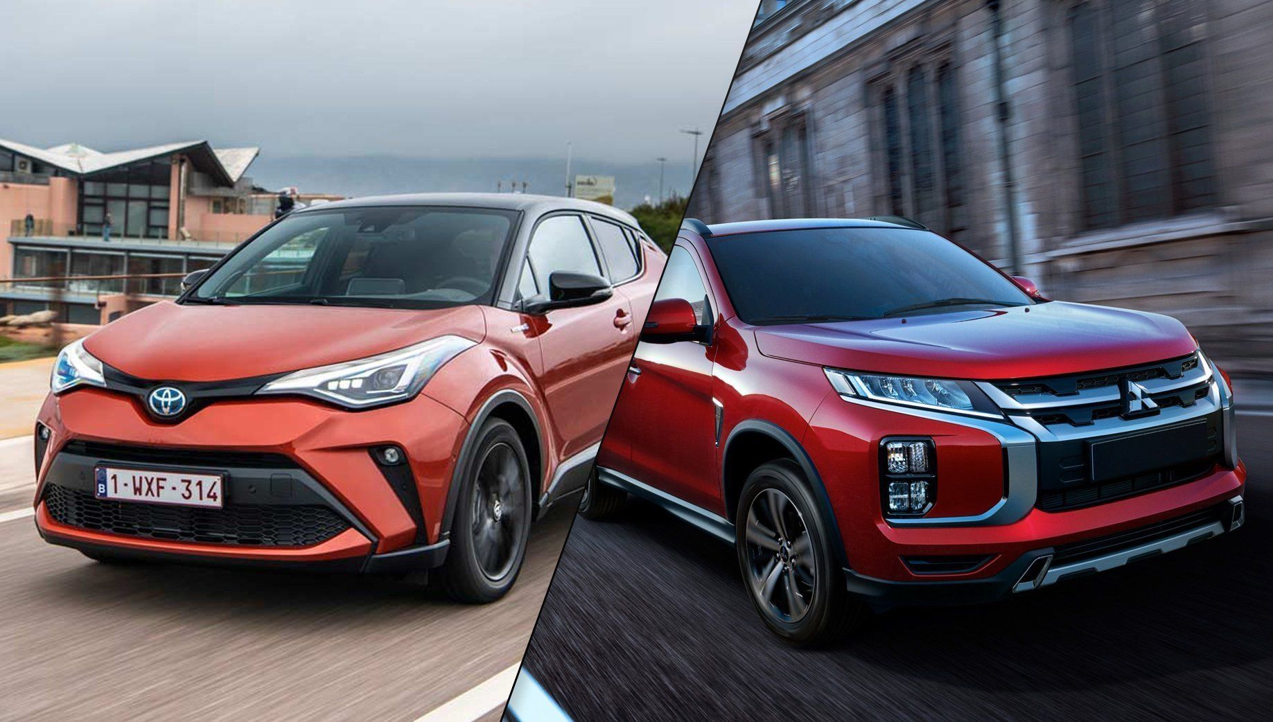 2020 Mitsubishi RVR vs 2020 Toyota CH-R | Action Mitsubishi in Saint-Hubert