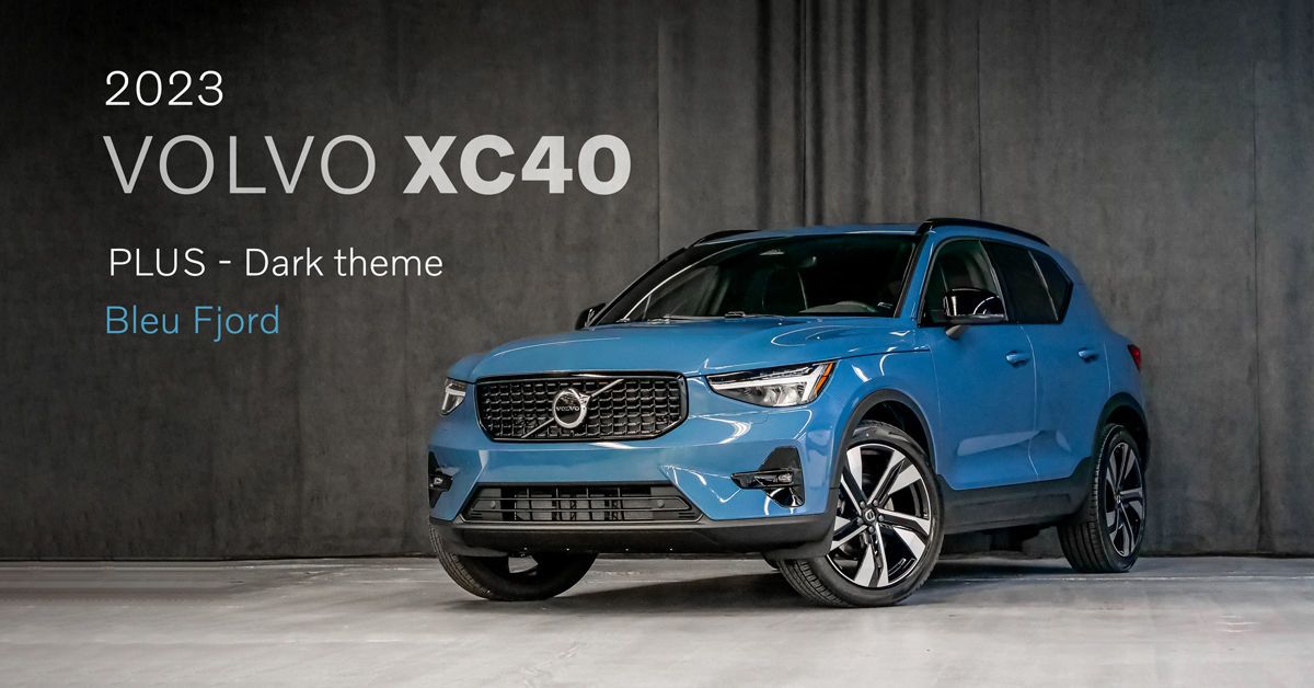 2023 Volvo XC40 Fjord Blue - Photos & videos | Volvo Cars Saint-Léonard ...