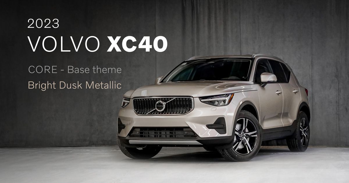 2023 Volvo XC40 Core Bright Dusk Metallic - Pictures