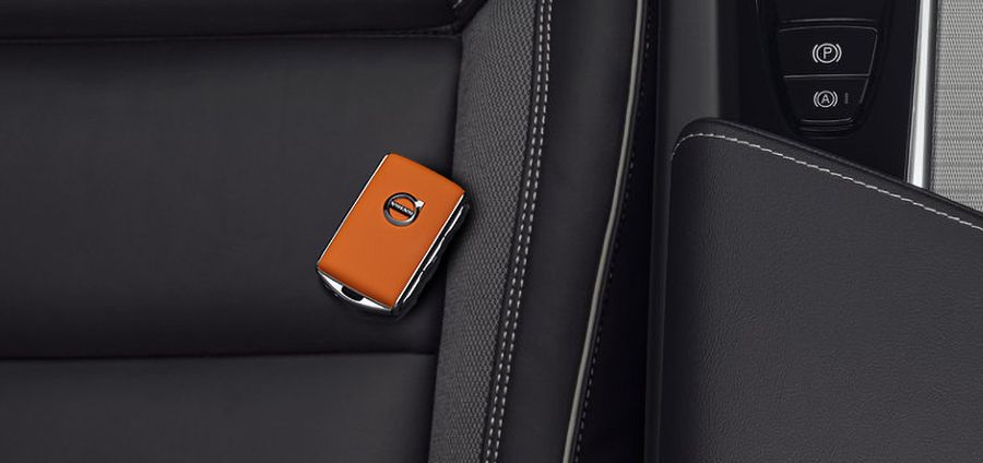 Pourquoi la deuxième clé Volvo est orange?
