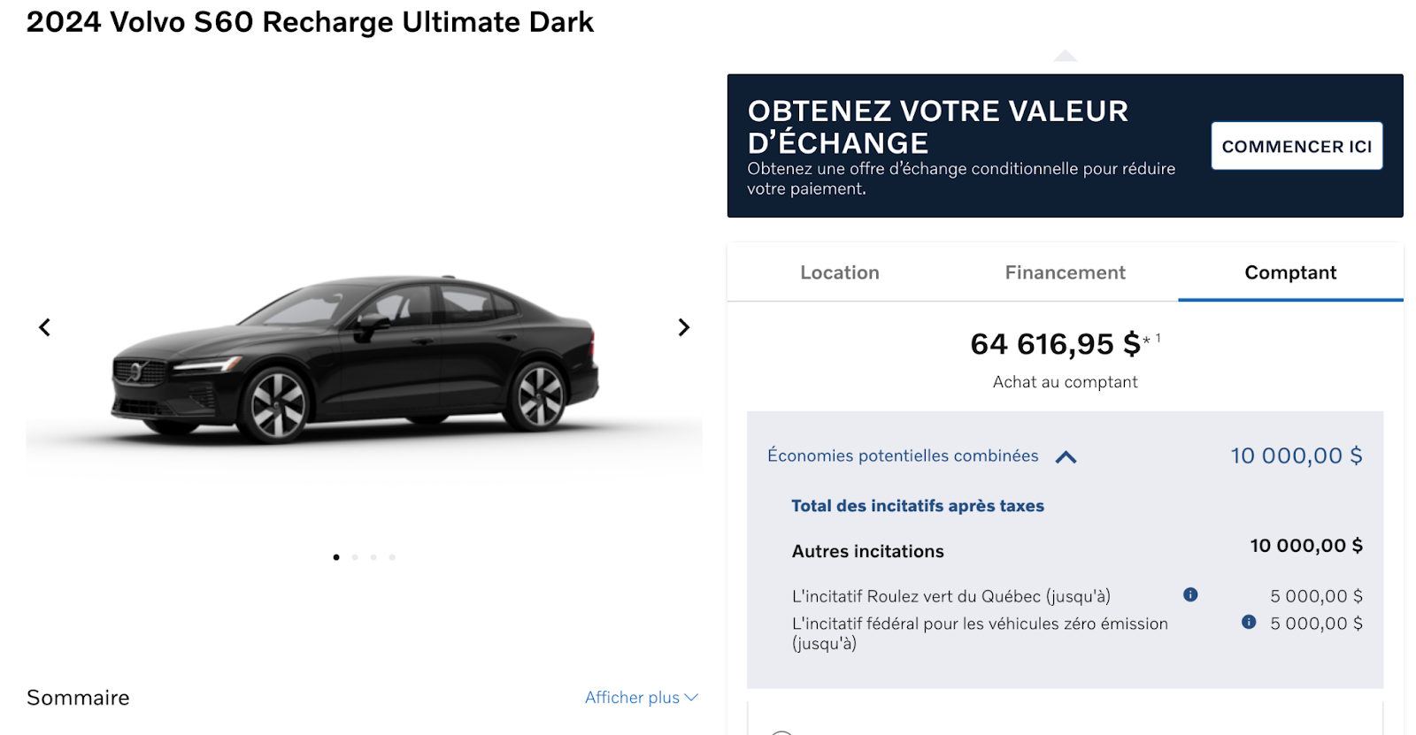 Which Volvos are eligible for government rebates?