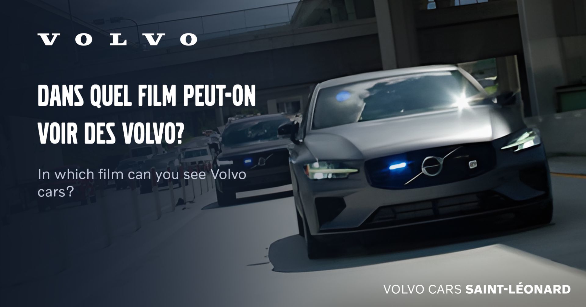 In which film can you see Volvo cars?
