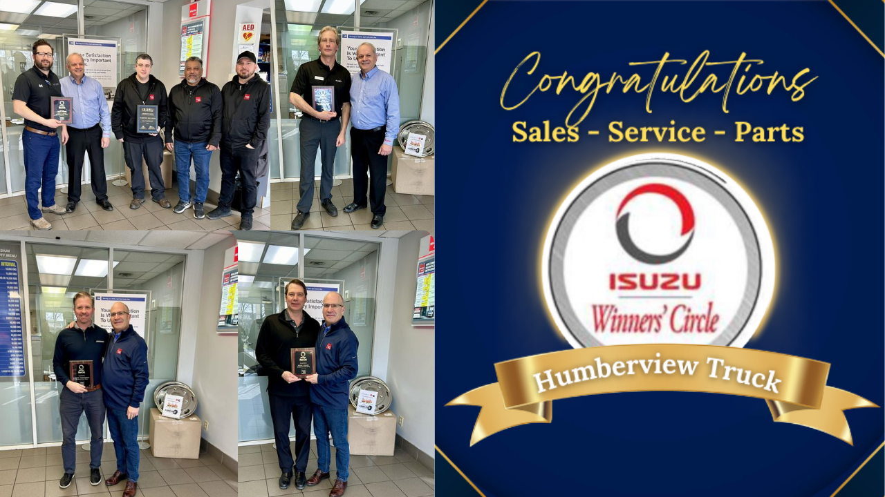 Humberview Isuzu Trucks Win the 2023 Isuzu Winner Circle Award | Blog