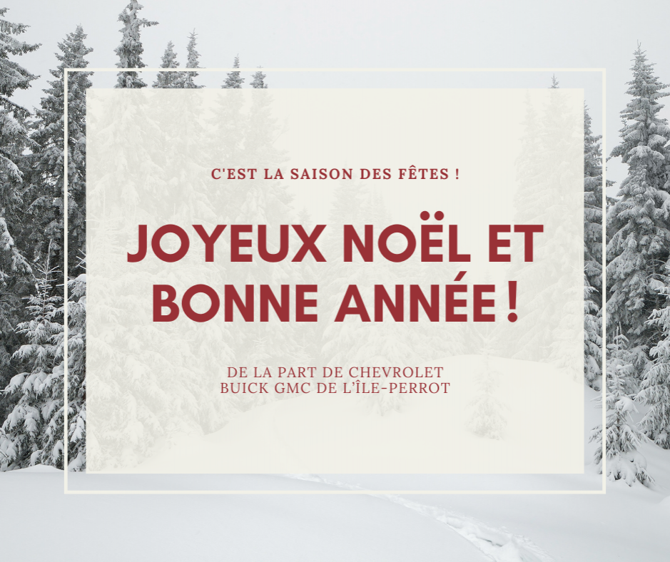 Joyeuses Fêtes et Promotions Exclusives chez Chevrolet Buick GMC Île ...