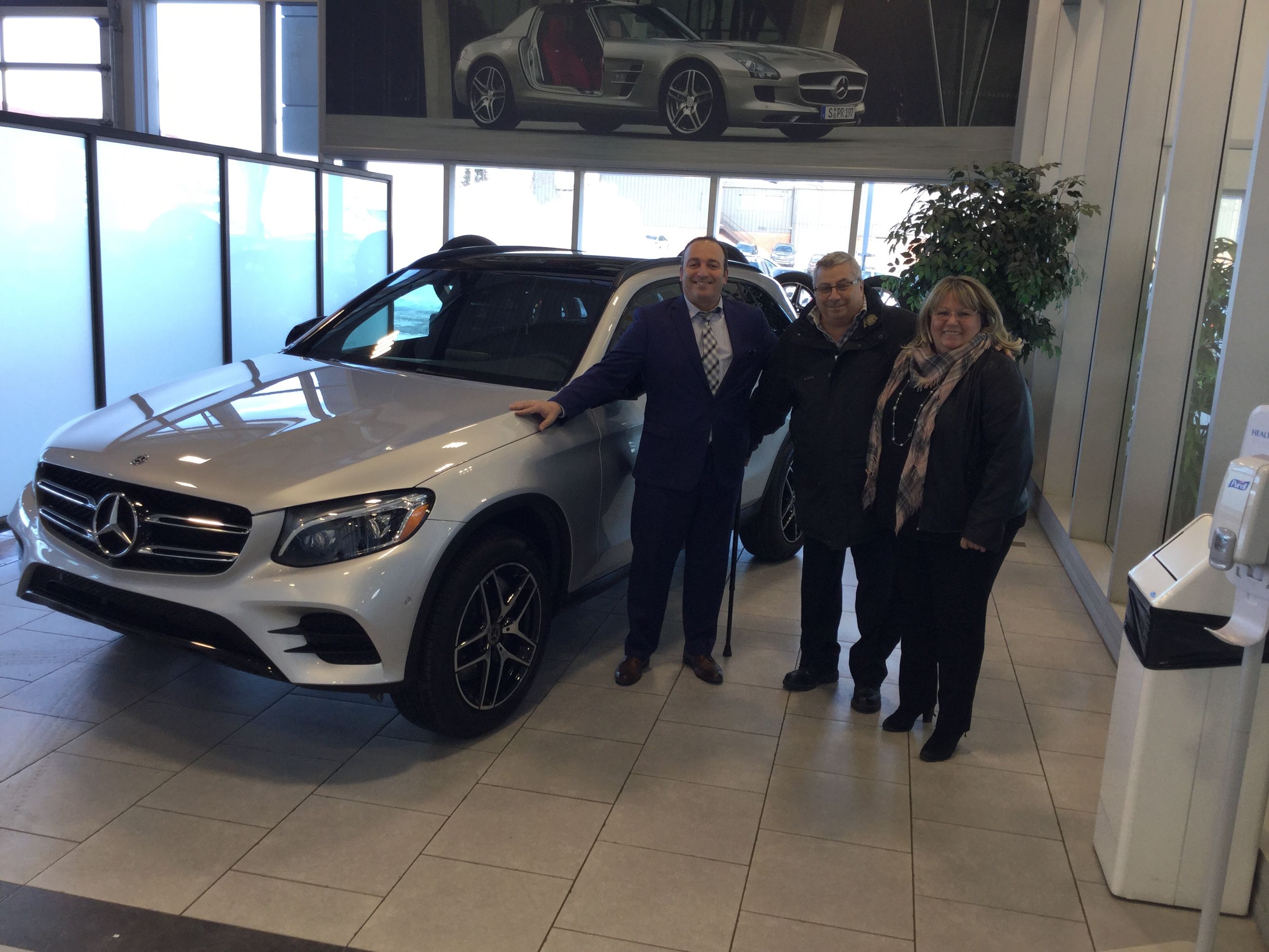 Congratulations Chantal for your new GLC! | Mercedes-Benz Laval