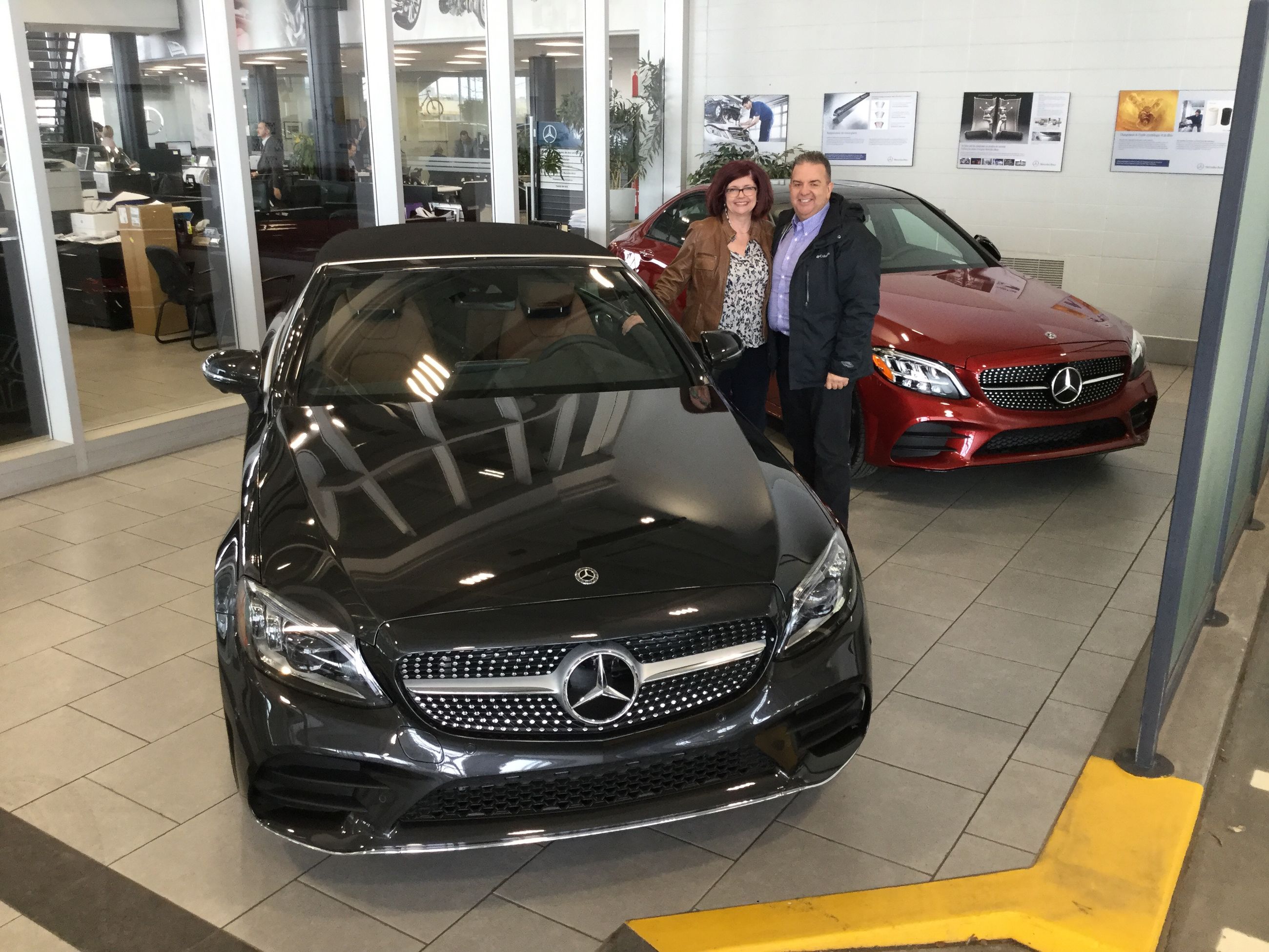 Congratulations Claude for your new C300 Cabriolet! | Mercedes-Benz Laval