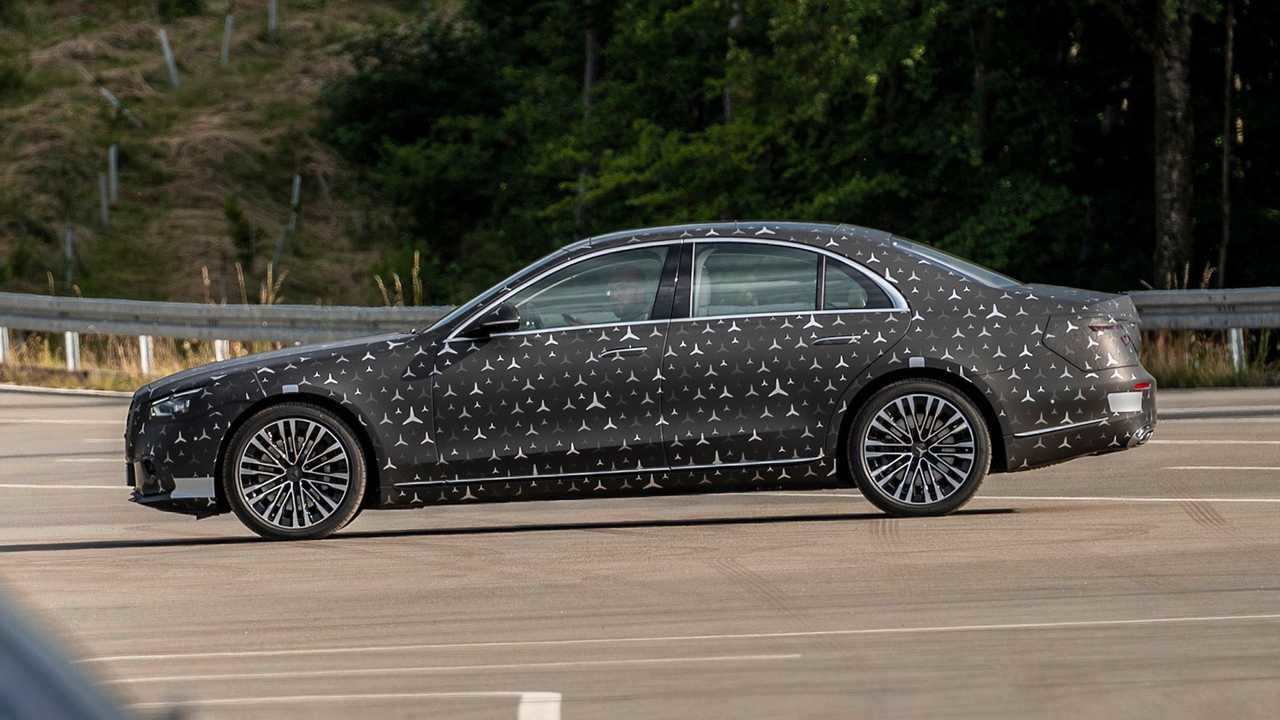 2021 Mercedes S-Class Teased With New E-Active Body Control | Mercedes ...