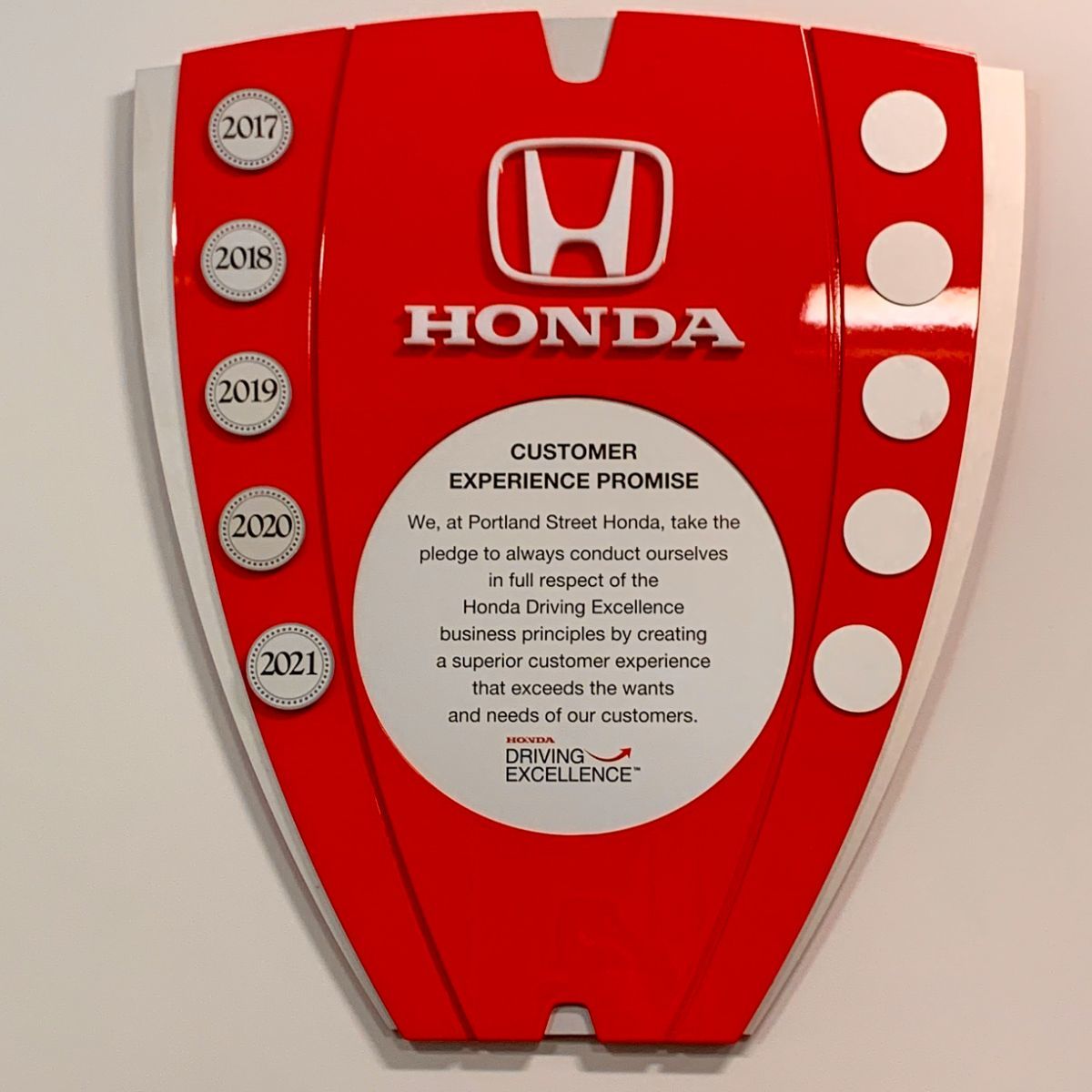 Portland Street Honda | Thank you for making us a Driving Excellence Dealer
