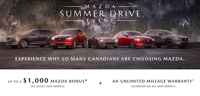 Scarboro Mazda in Scarborough | Mazda's Summer Special Event is Now On!
