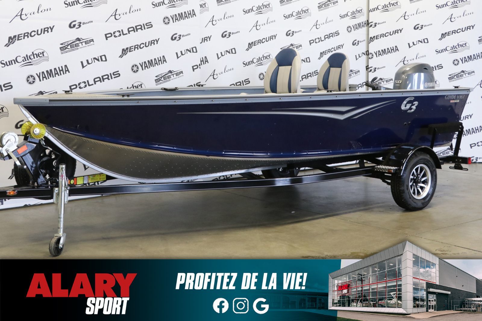 Alary Sport | V177T+ YAMAHA 50 HP &remorque2024 - 35 999