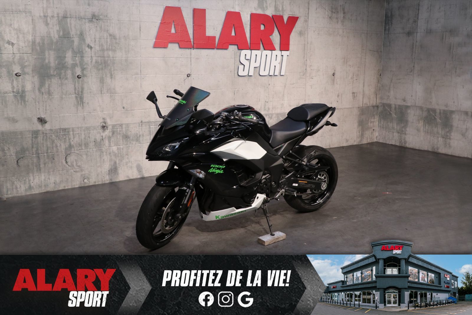Alary Sport in Saint-Jérôme | Pre-owned 2022 Kawasaki NINJA 1000 SX for ...