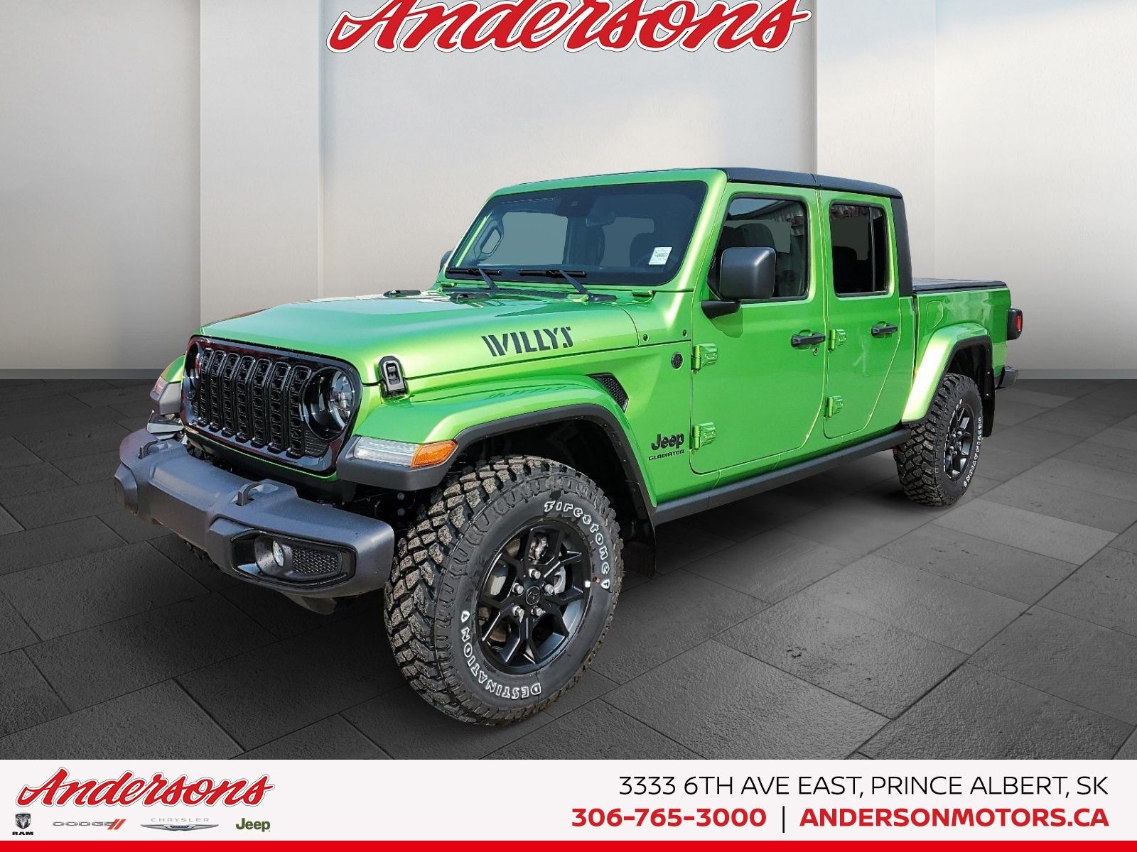 2025 Jeep Gladiator WILLYS | #S264 | Anderson Motors Ltd. in Prince Albert