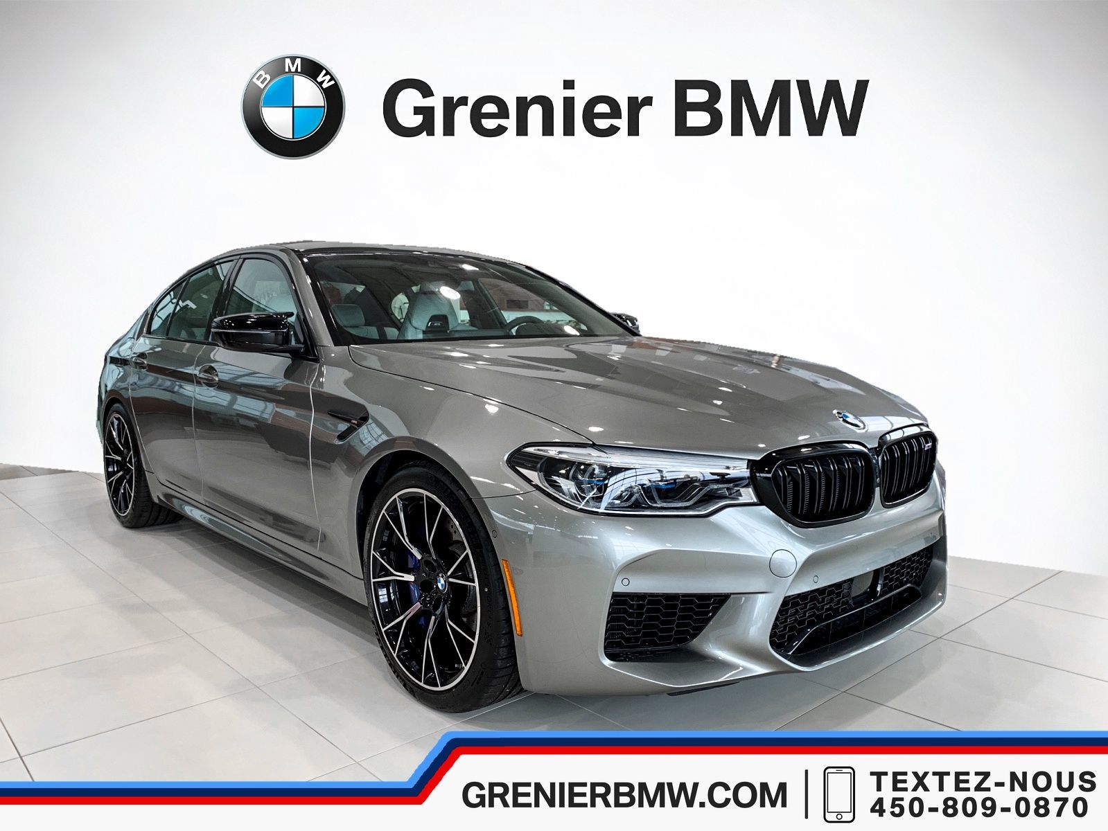 BMW M5 Competition 2020 Gris neuf - 135900.0$ | Grenier BMW #200039
