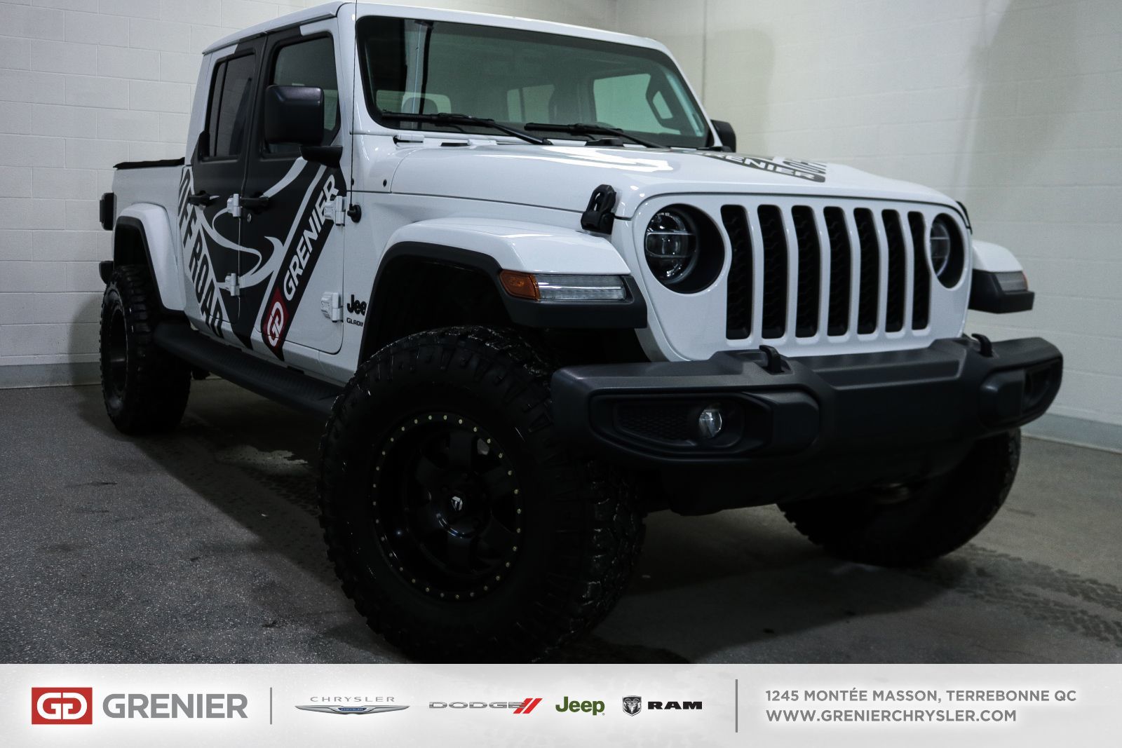 Jeep Gladiator OVERLAND+LIFT KIT 2''+166$/SEM 2020 Blanc neuf - 59995.0 ...