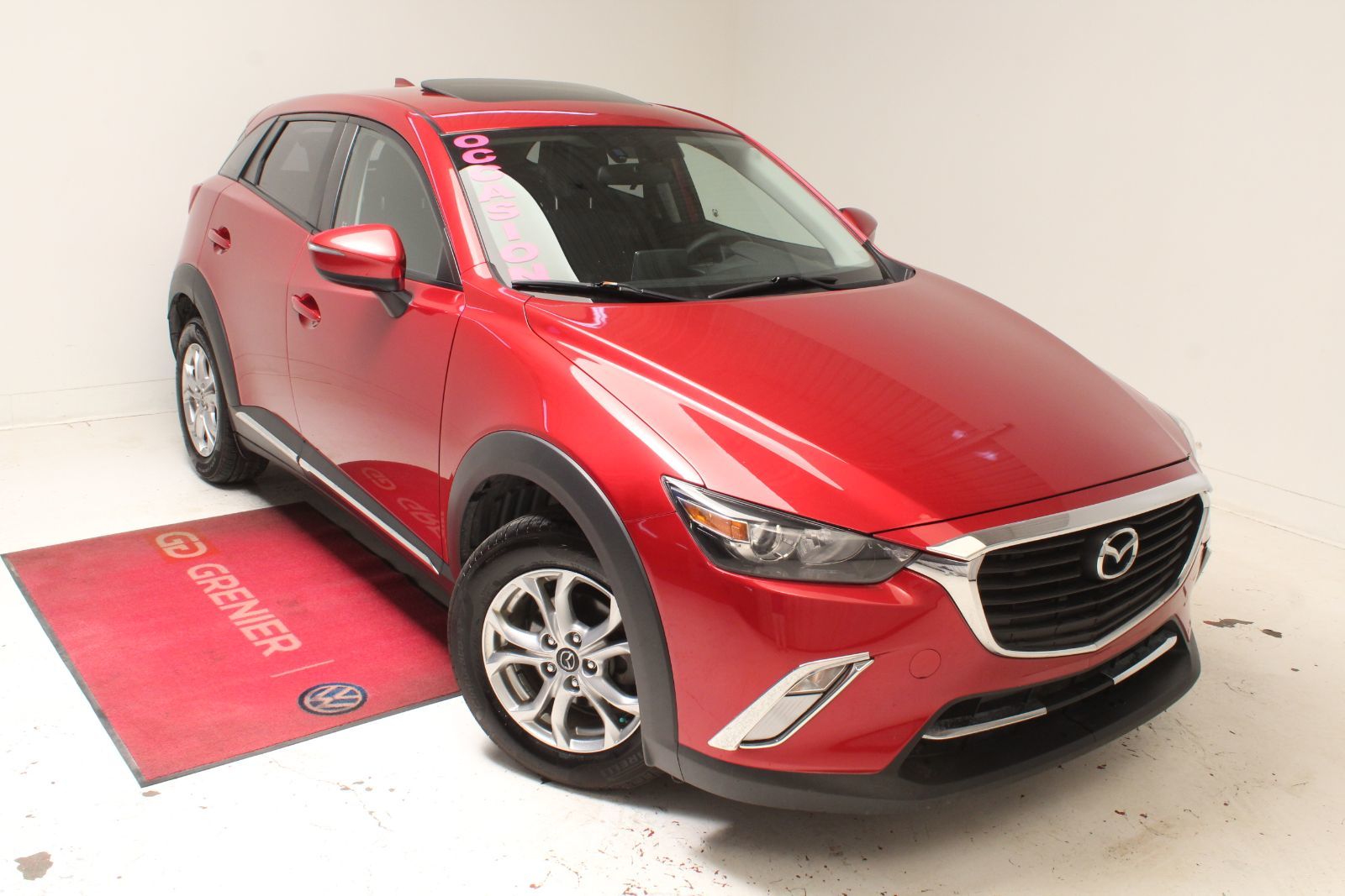 Mazda CX-3 CUIR+TOIT OUVRANT+AUTO+BAS KILO 2016 Rouge 48 865 KM - 15485 ...