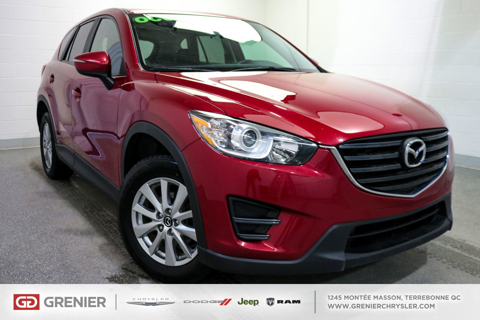 Mazda CX-5 50 000KM+NAV+BLUETOOTH+A/C 2016 Rouge 50 752 KM - 15987.0 ...