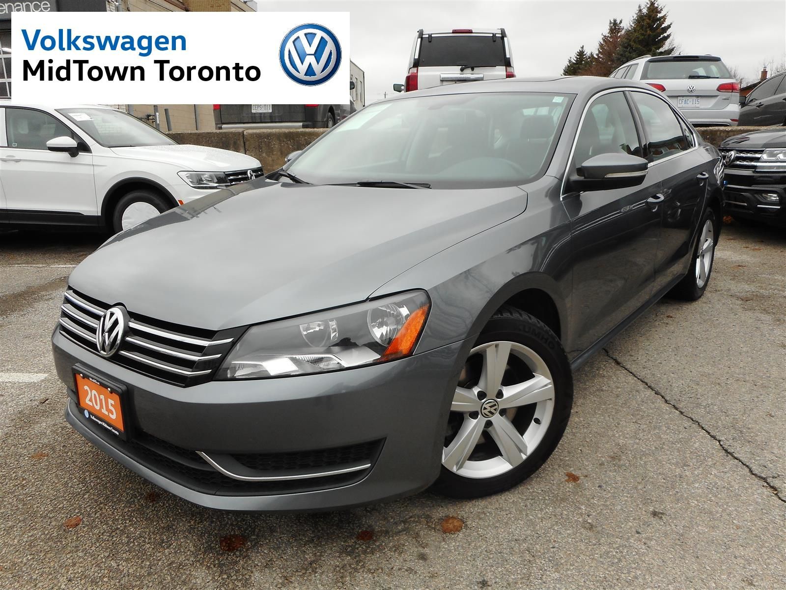 Used 2015 Volkswagen Passat Comfortline Gray 112,818 KM for Sale ...