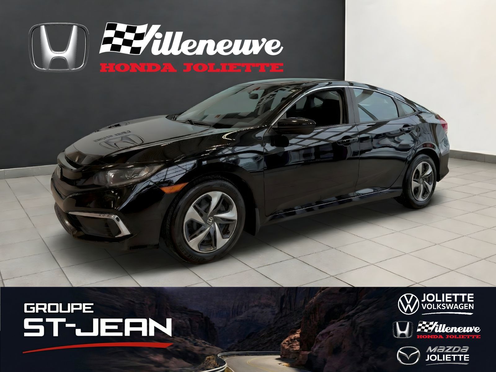Honda Civic Sedan LX 2019 | #6T488 | Villeneuve Honda Joliette à Notre ...