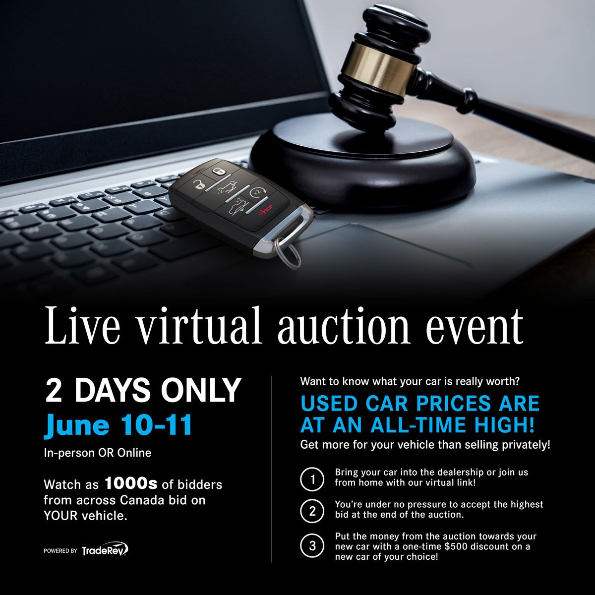 Live Auction | Mercedes-Benz Rive-Sud in Greenfield Park, Quebec