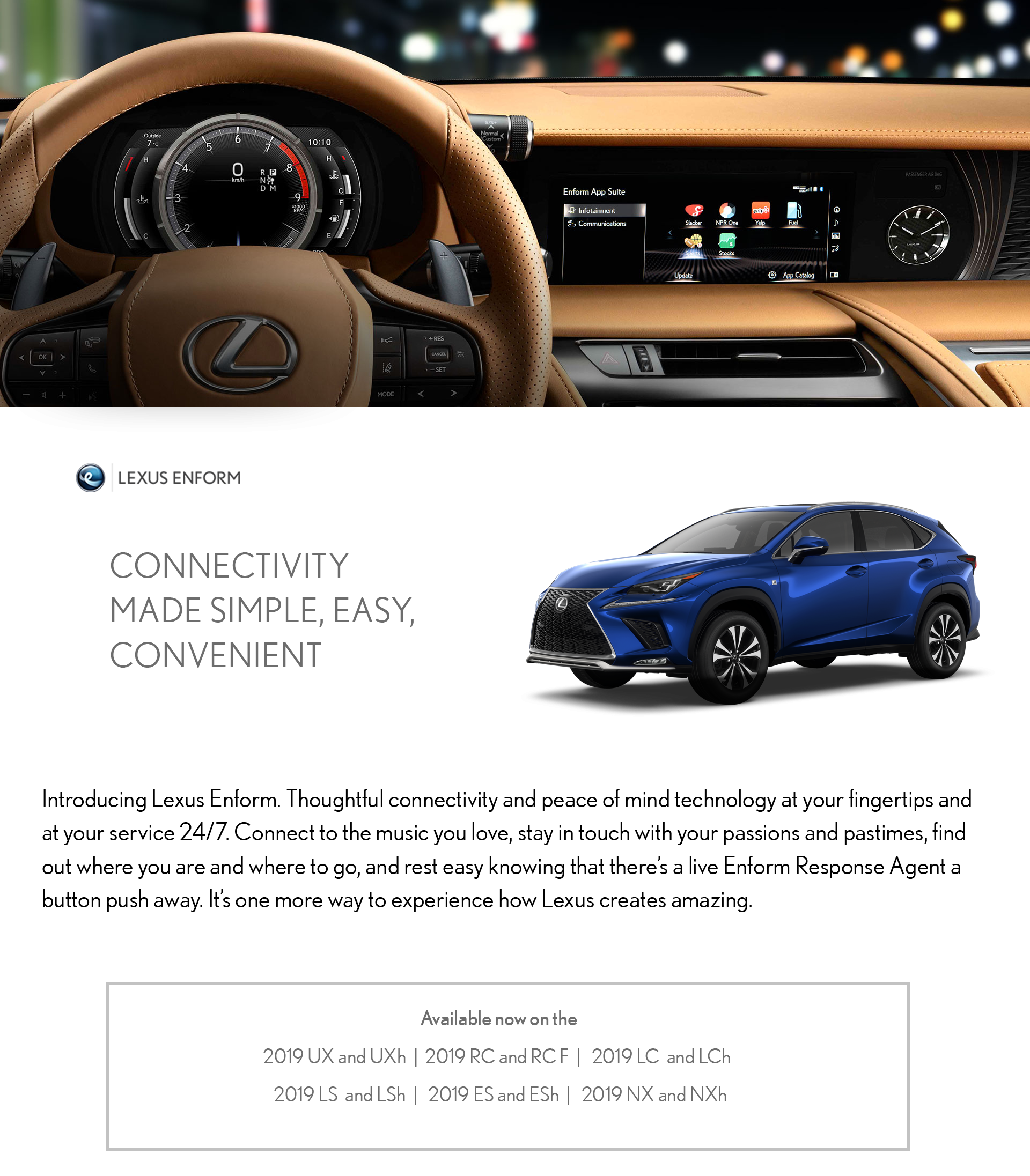 Lexus Enform | Erin Park Lexus in Mississauga, Ontario