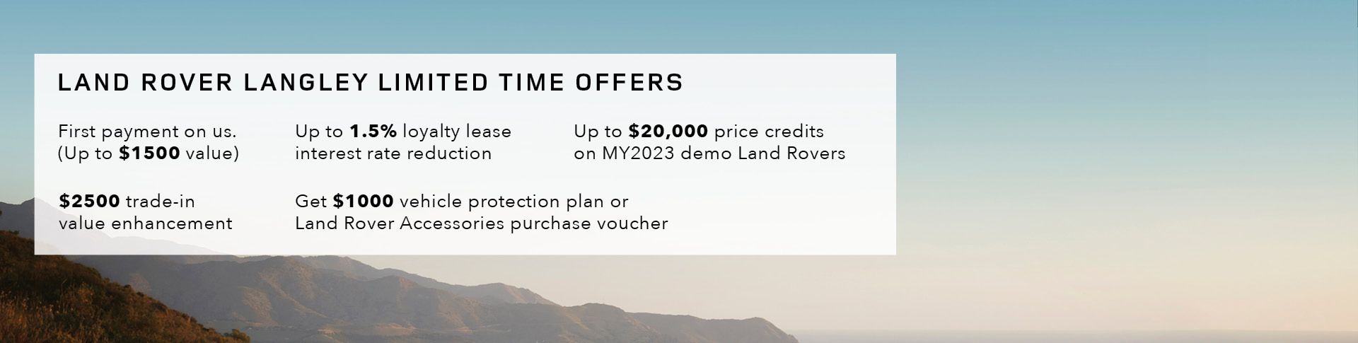 Demo Sales | Land Rover Langley in Langley, British Columbia