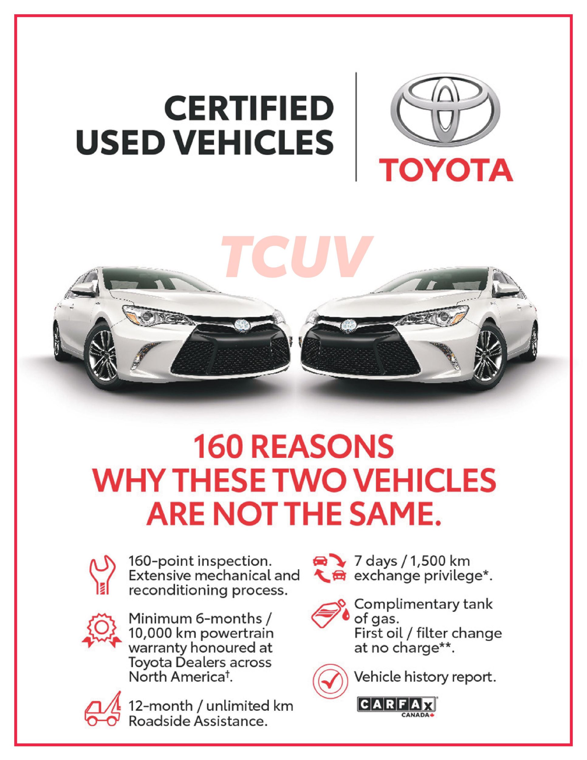TCUV Information Page | Whitby Toyota in Whitby, Ontario