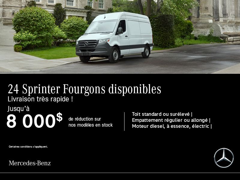 Mercedes-Benz Sprinter | Mercedes-Benz de Sherbrooke