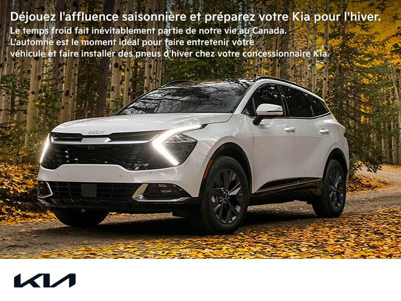 Préparez votre Kia pour l'hiver | Kia Harold à Chicoutimi
