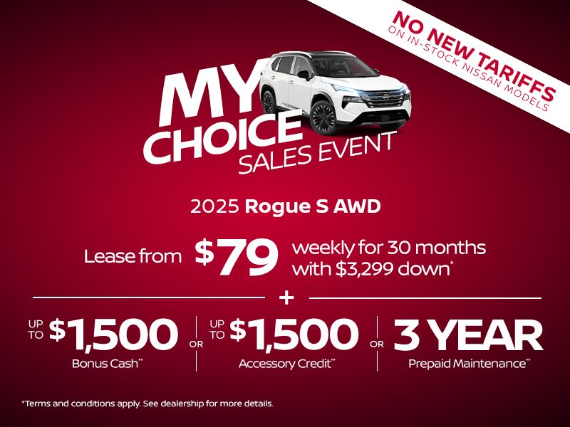 Regina Nissan | 2025 Rogue S AWD