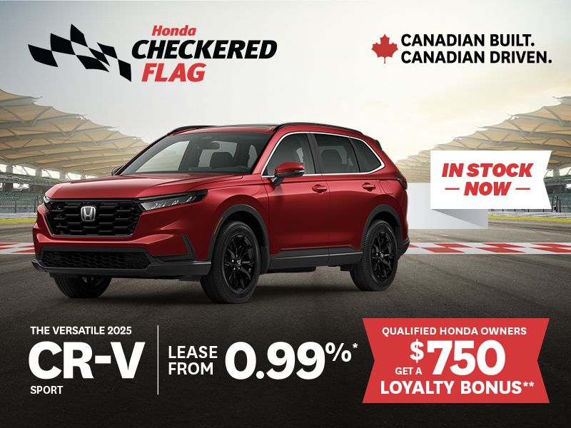 White Rock Honda | Honda Checkered Flag | 2025 CR-V Sport