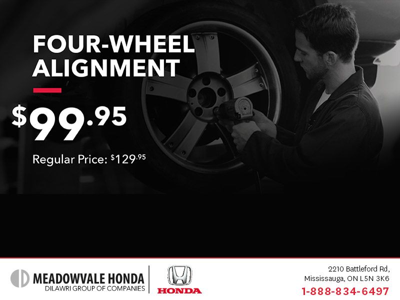 Meadowvale Honda | Four-Wheel Alignment Special