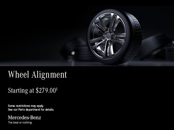 Mercedes-Benz Vancouver | Wheel alignment special