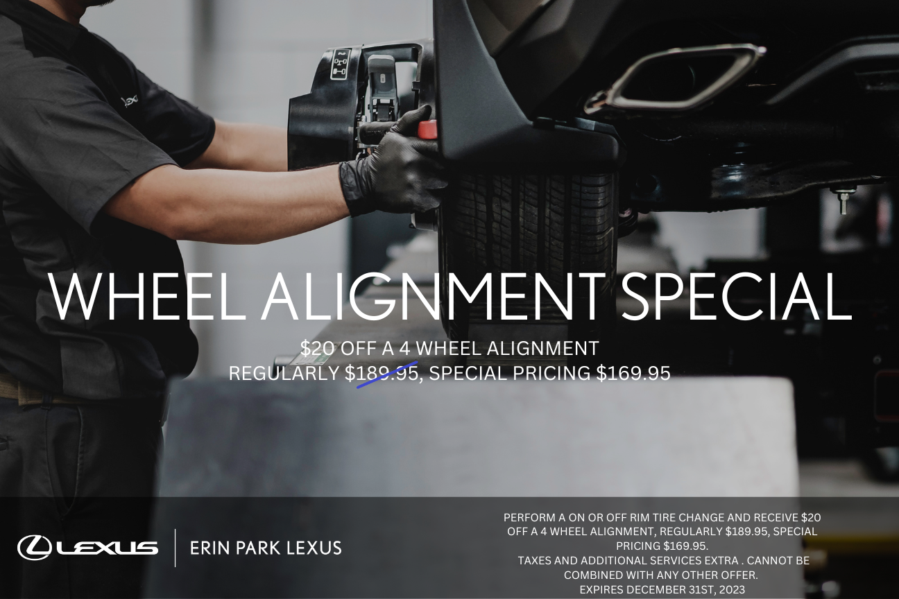 Wheel Alignment Special 2023 | Erin Park Lexus in Mississauga