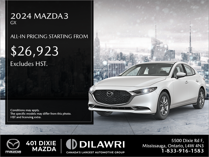 401 Dixie Mazda | Get the 2024 Mazda3 today!