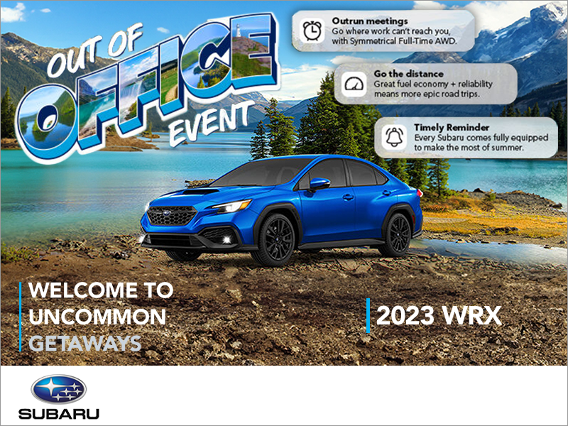Subaru's Monthly Sales Event | Subaru of London