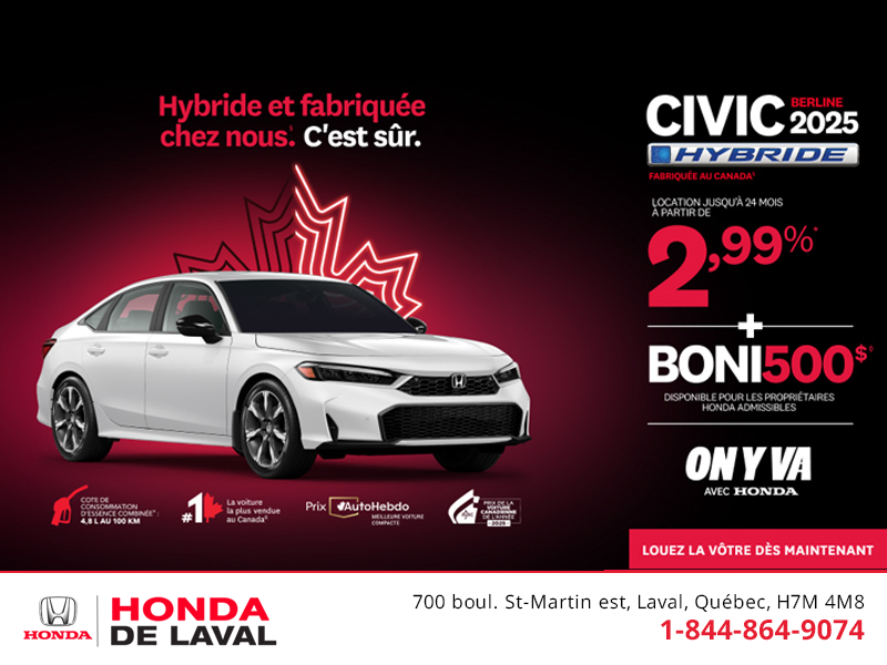 Honda de Laval | L'événement mensuel Honda