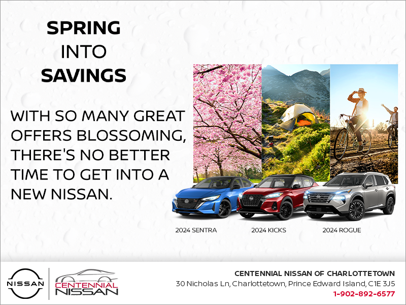 Centennial Nissan of Charlottetown | The Nissan monthly Event