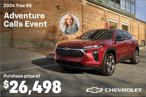 Get the 2024 Chevrolet Trax | A.P. Chevrolet Buick GMC Inc. in New Richmond