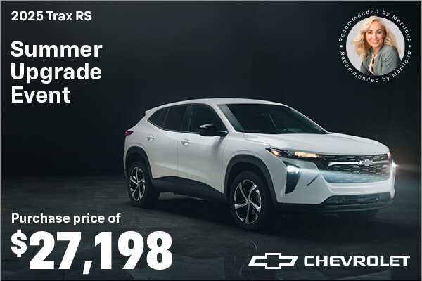 Get the 2025 Chevrolet Trax | St-Gelais Chevrolet in La Malbaie