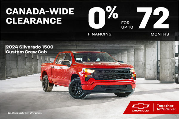 The 2024 Chevrolet Silverado 1500 Custom Crew Cab | Tantramar Chevrolet ...