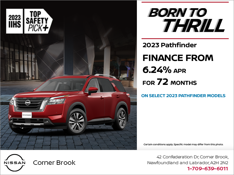 Corner Brook Nissan in Corner Brook | Get the 2023 Pathfinder today!