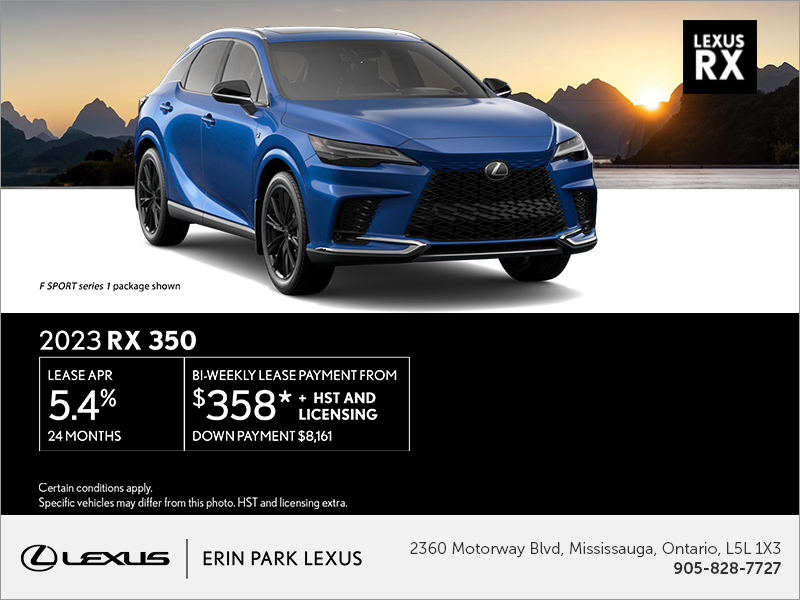 2023 Lexus RX | Erin Park Lexus in Mississauga