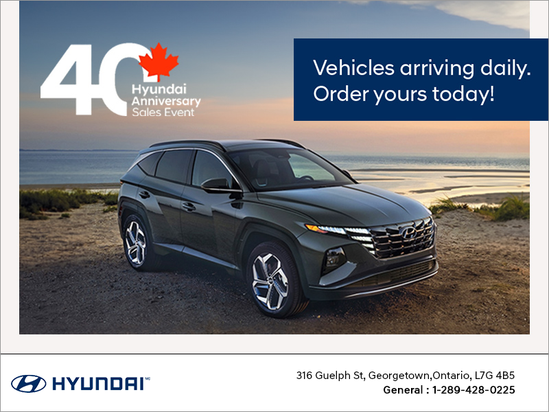 The Hyundai 40th Anniversary Sales Event | Georgetown Hyundai