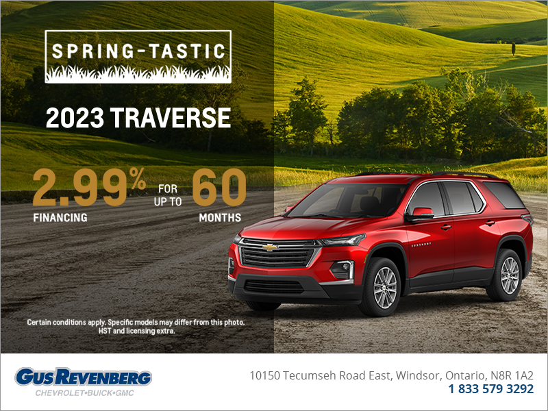 Get the 2023 Chevrolet Traverse | Gus Revenberg Chevrolet Buick GMC in ...