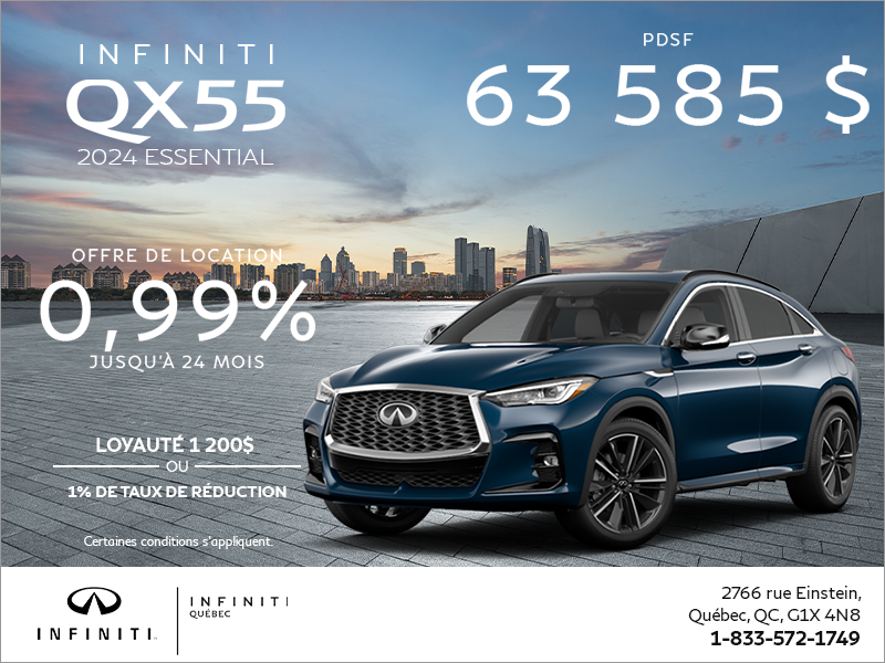 INFINITI Québec | Offres spéciales
