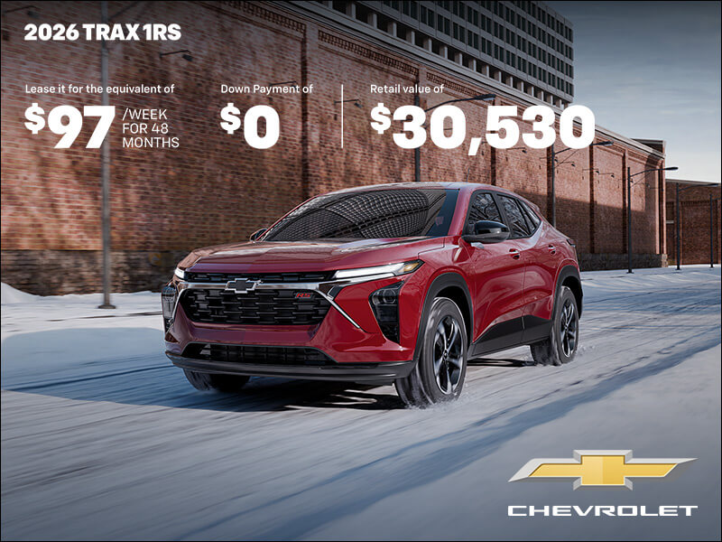 Le Relais Chevrolet in Montreal | Get the 2026 Chevrolet Trax