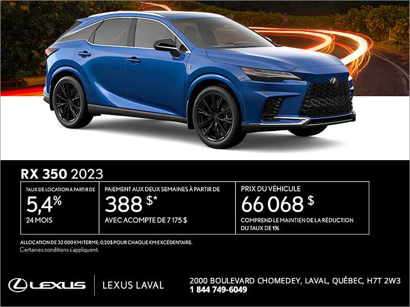 Lexus Laval | Lexus RX 2023